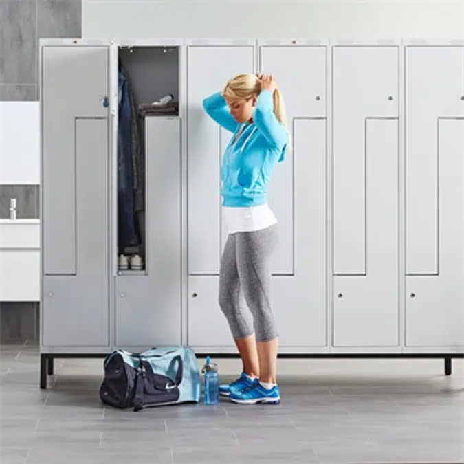 BIM objects - Free download! Z-Locker Classic 1200mm 3 Sections 6 Doors ...