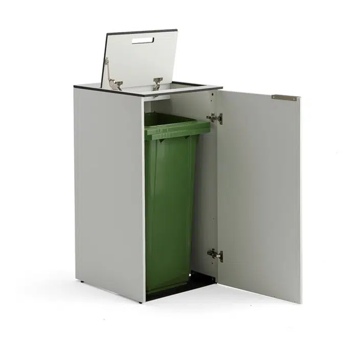 BIM objects - Free download! Waste sorting unit CELSIUS 1x120 L bin ...