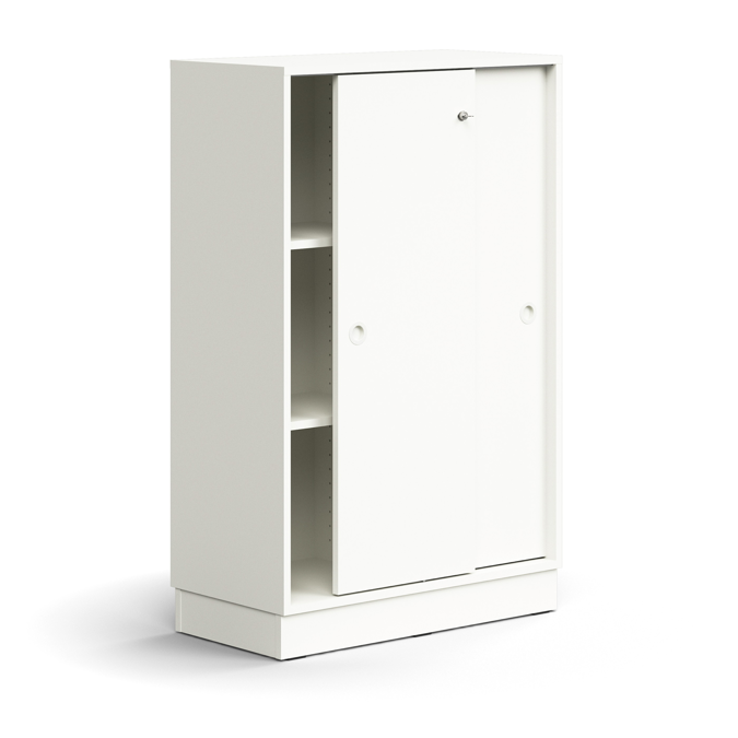 BIM objects - Free download! Lockable sliding door cabinet QBUS, 2 ...
