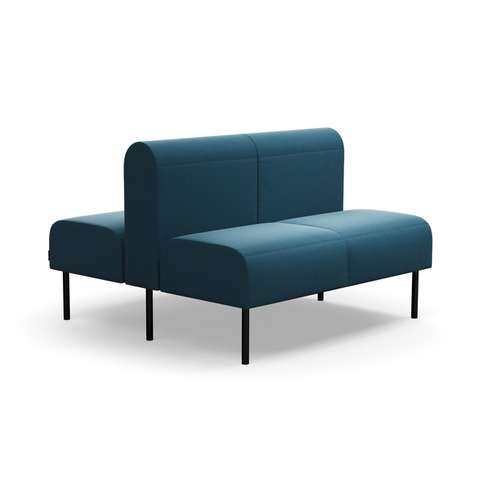 BIM objects - Free download! Modular sofa VARIETY double sided 4 seater ...