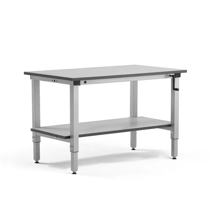 BIM objects - Free download! Height adjustable workbench MOTION ...