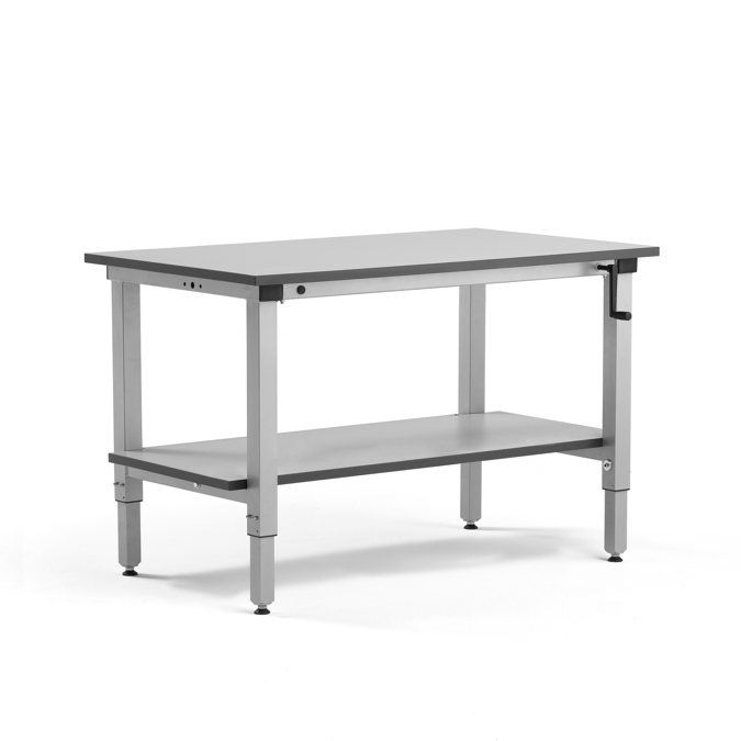 BIM objects - Free download! Height adjustable workbench MOTION ...