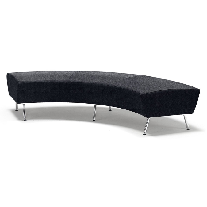 BIM objects - Free download! Curved bench ALEX | BIMobject