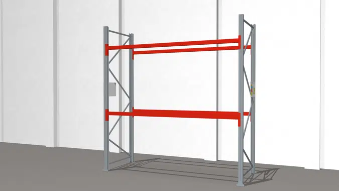 Laden Sie kostenfreie BIM-Inhalte aus BIMobject Pallet racking ULTIMATE ...