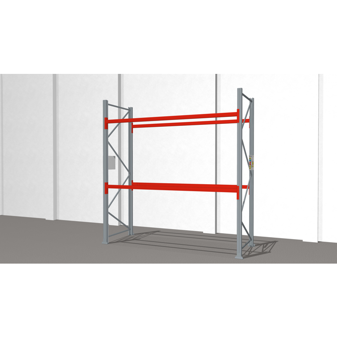 BIM objects - Free download! Pallet racking ULTIMATE 2500x2750x1100mm ...