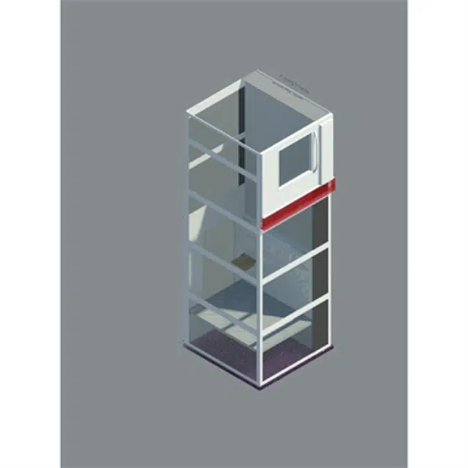 Objetos BIM - ¡Descarga gratis! CIBES A5000 Half front - Open through | BIMobject