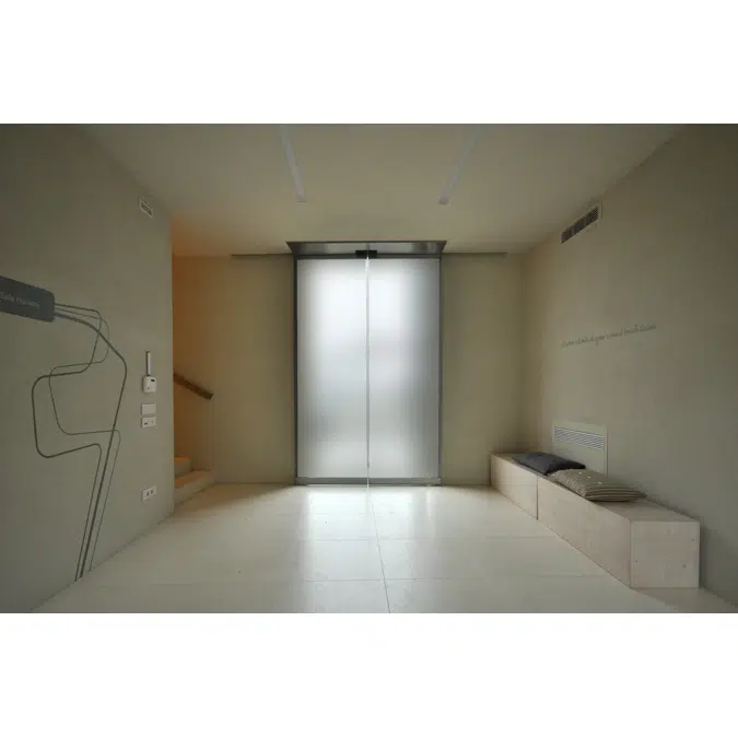 BIM objects - Free download! K280 Pedestrian sliding door automation ...