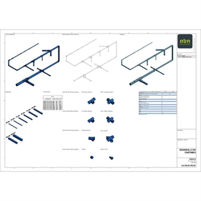 Objetos BIM - ¡Descarga gratis! ABN EVAC ENERGY PLUS PIPES | BIMobject
