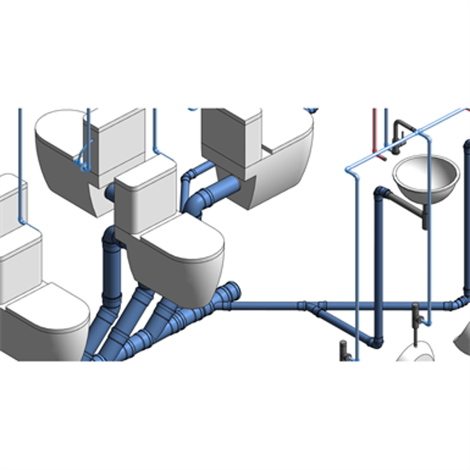 Objetos BIM - ¡Descarga gratis! ABN EVAC ENERGY PLUS PIPES | BIMobject