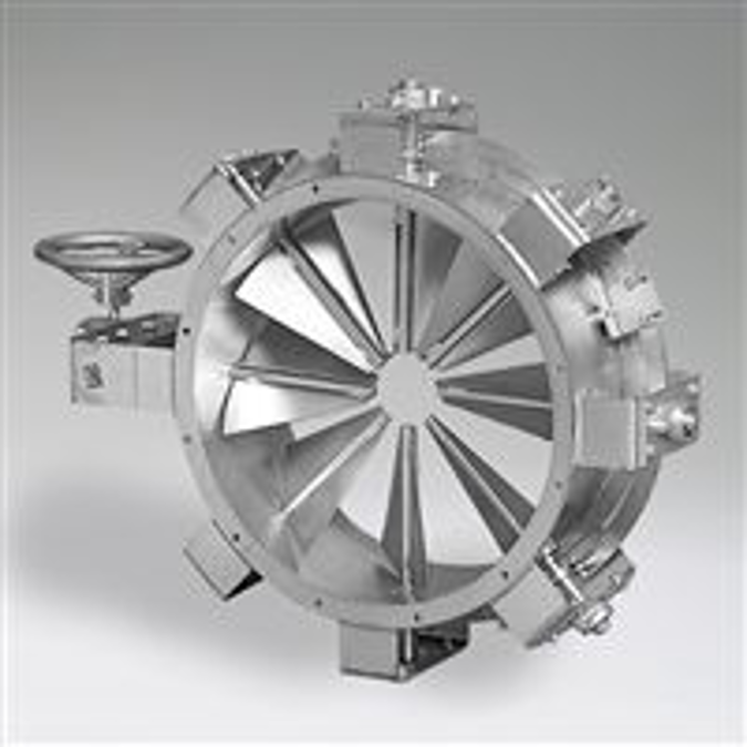 BIM objects - Free download! Ruskin IVD Inlet Vane Damper | BIMobject