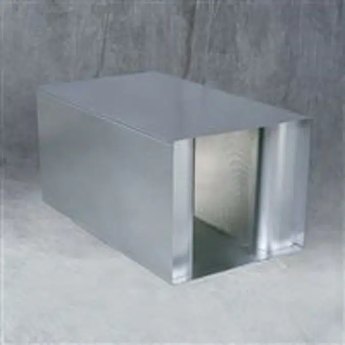 BIM objects - Free download! SLF36 Straight Rectangular Silencer | BIMobject