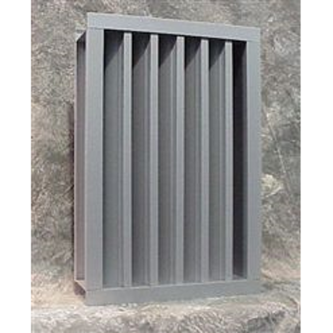 BIM objects - Free download! Ruskin Aluminum Stationary Rain-Resistant ...