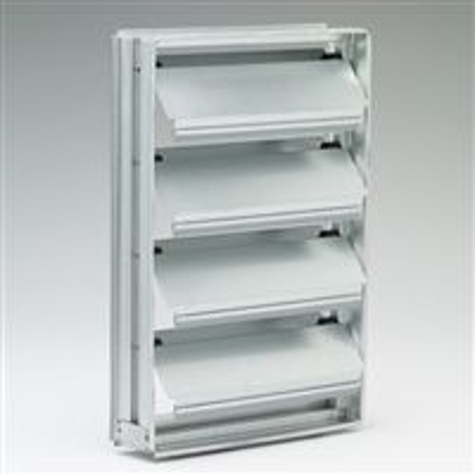 BIM objects - Free download! S3G Commercial Backdraft Damper | BIMobject