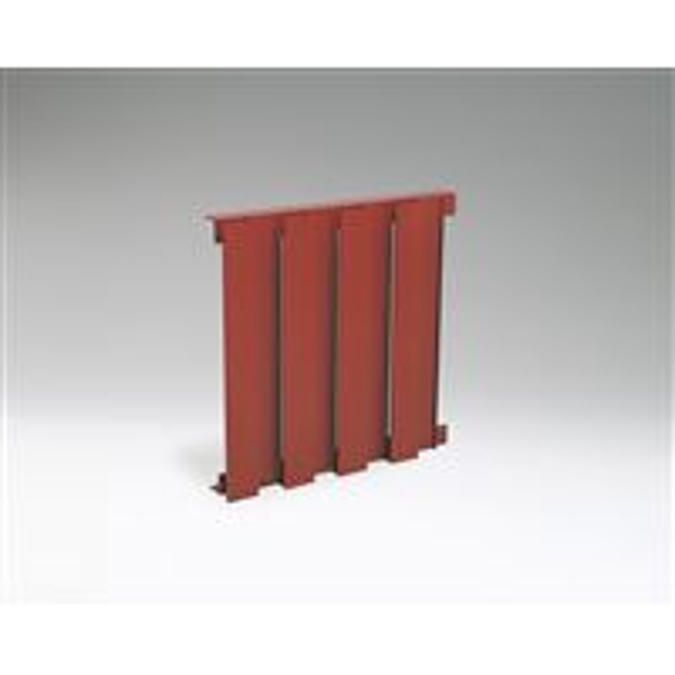 BIM objects - Free download! Ruskin Extruded Aluminum Vertical Screen ...