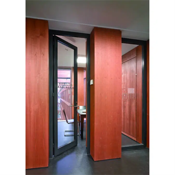 BIM objects - Free download! Door Janisol C4 EI90, single leaf - inward ...