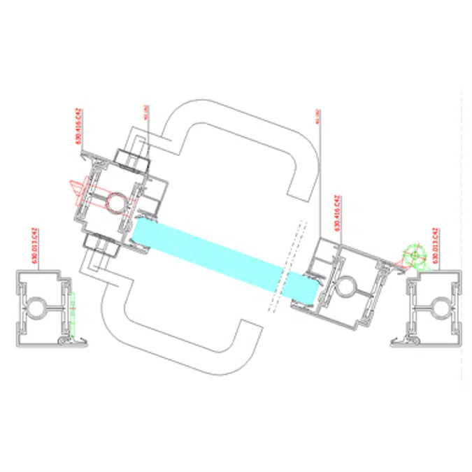 BIM objects - Free download! Door Janisol C4 EI90, single leaf - inward ...