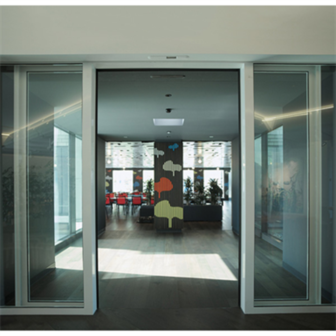 BIM objects - Free download! Sliding-Door Janisol 2 EI30, double-leaf ...