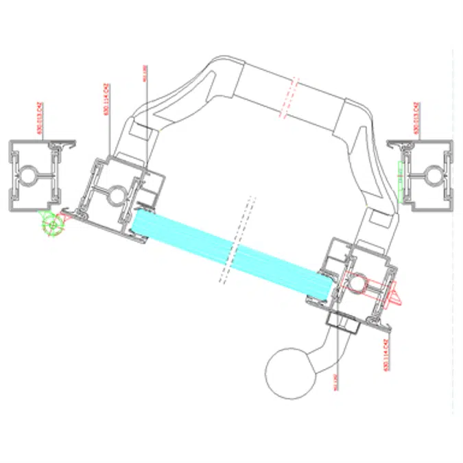 BIM objects - Free download! Door Janisol C4 EI90, single leaf ...