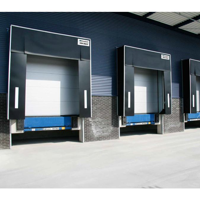 BIM objects - Free download! ASSA ABLOY DS6060A Curtain Dock Shelter ...