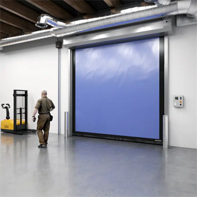 BIM objects - Free download! ASSA ABLOY HS9110P high speed door | BIMobject