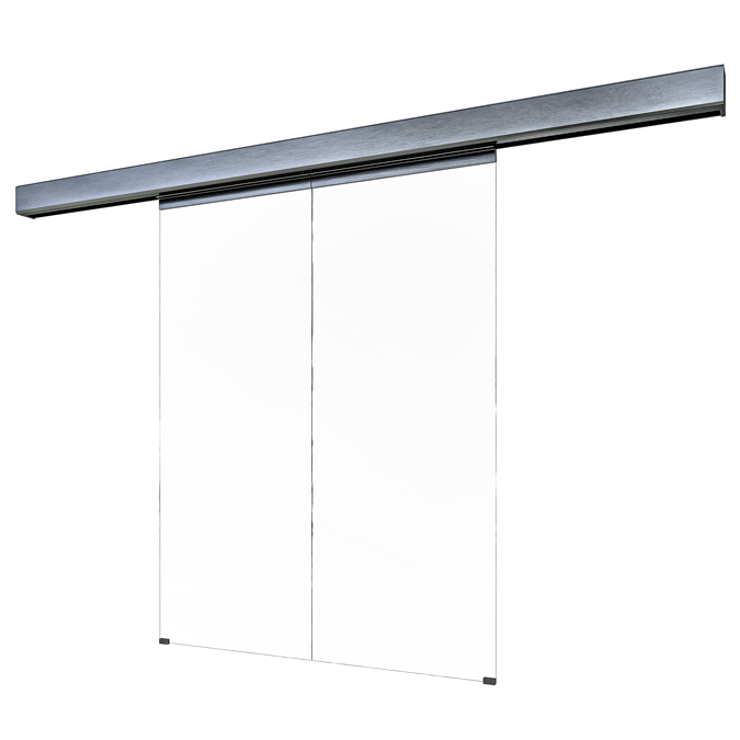 BIM 객체 - 무료로 다운로드하세요! Sliding Door Transparent | BIMobject