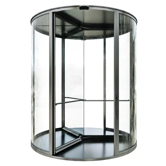 BIM objects - Free download! Security Revolving Door RD32-ST | BIMobject