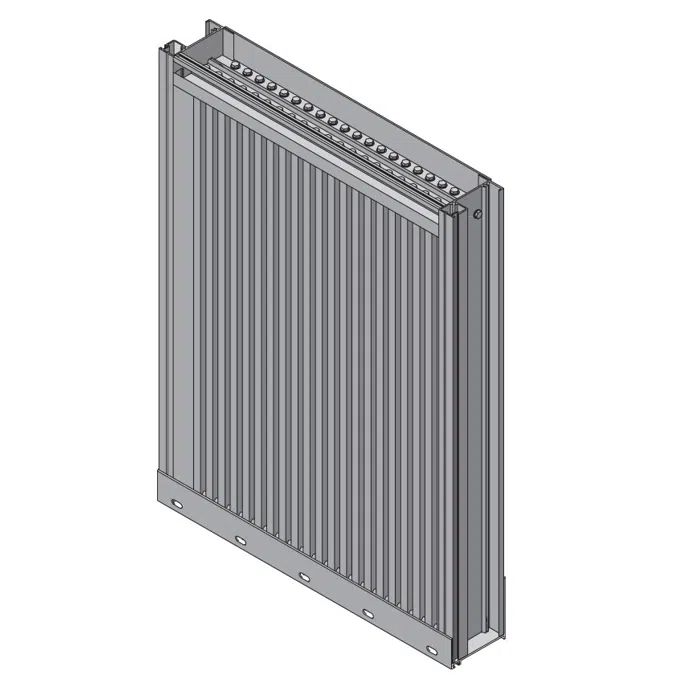 BIM objects - Free download! Hurricane Miami-Dade Louver - 3" Deep - 45 ...