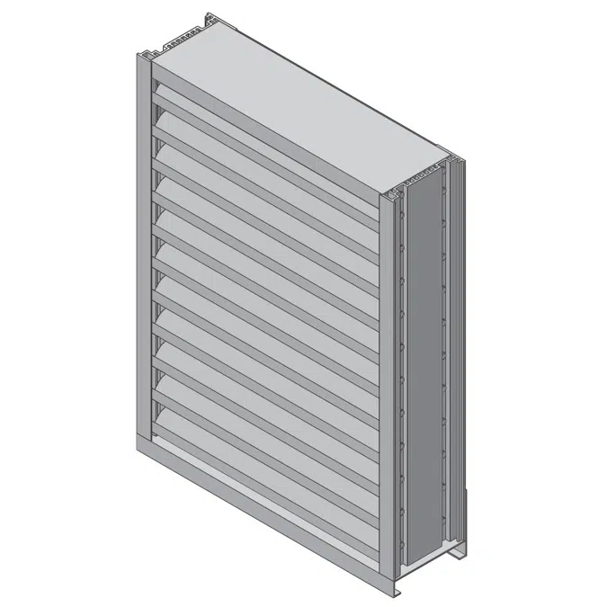 Объекты BIM - Скачать бесплатно! Hurricane Miami-Dade Louver - 5" Deep ...