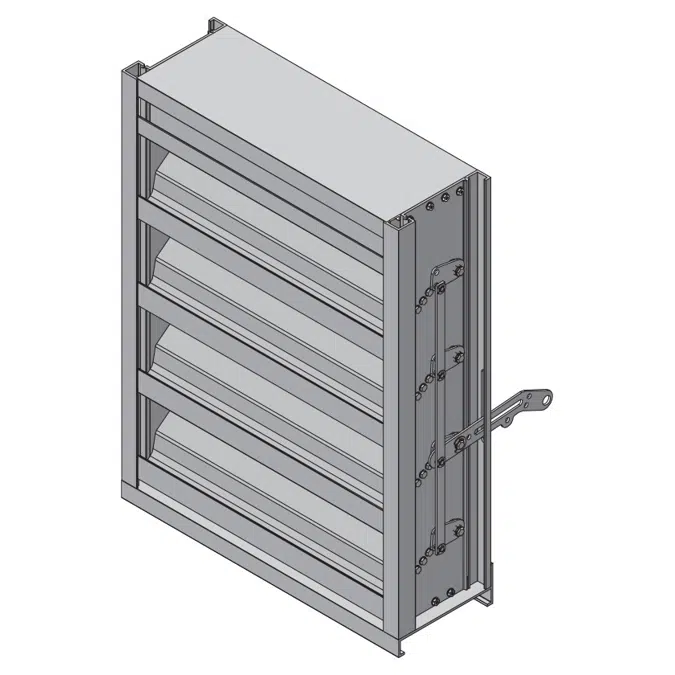 BIM nesneleri - Ücretsiz indirin! Hurricane Miami-Dade Louver - 6" Deep ...