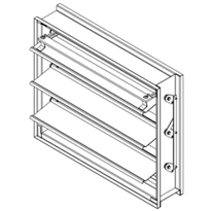BIM objects - Free download! Adjustable Counterbalanced Backdraft ...