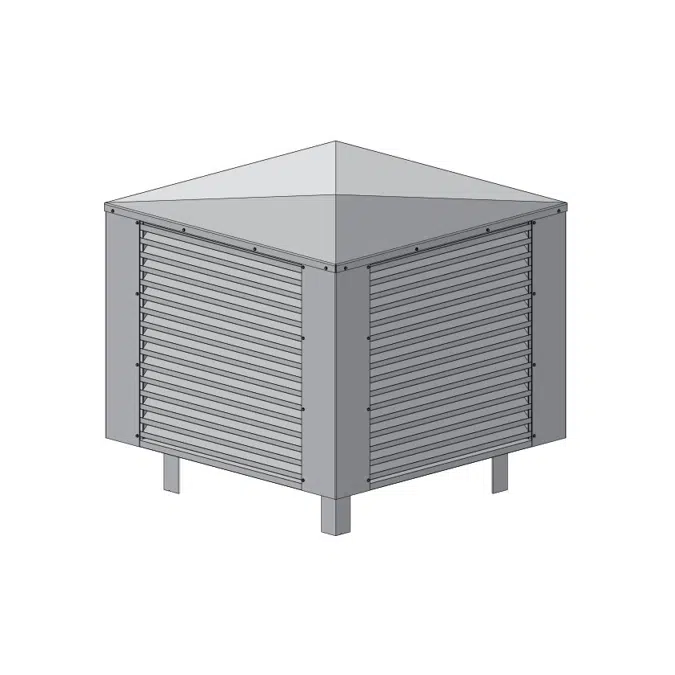 BIM objects - Free download! Penthouse - 6" Deep - 35 Degree Drainable ...