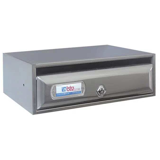 BIM objects - Free download! MAILBOX SEVILLA 345x250x120 G01 TITANIUM ...