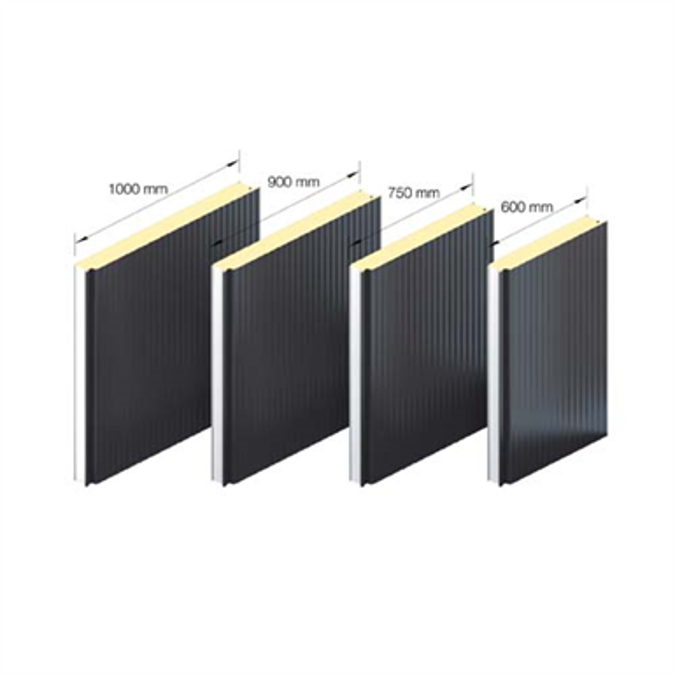 BIM objects - Free download! Insulated Panel KS1000 AWP flex | BIMobject