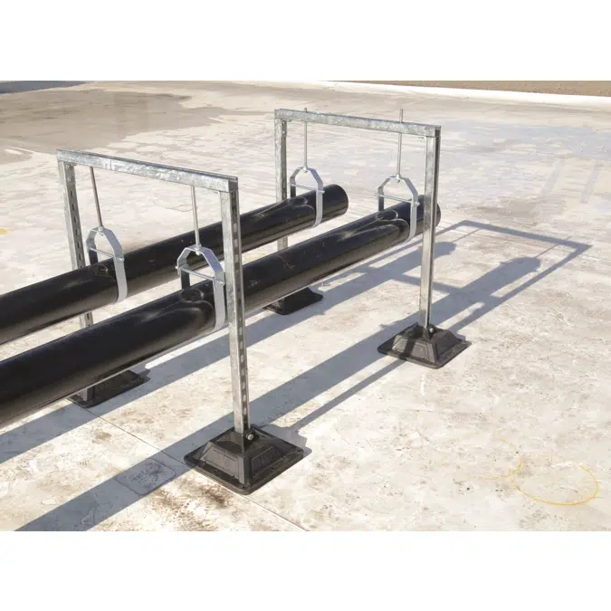 BIM objects - Free download! nVent CADDY Pyramid H-Frame | BIMobject