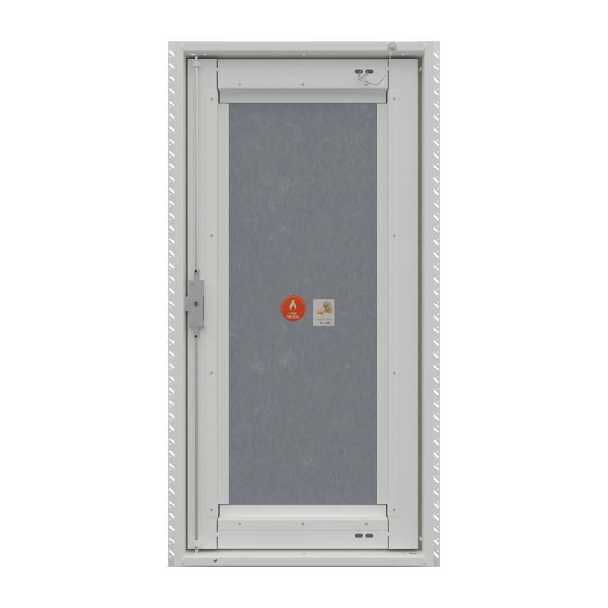 BIM objects - Free download! Riser Door - Wall Application - Metal Door ...
