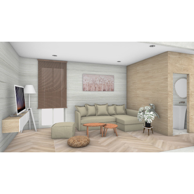 BIM objects - Free download! CPAC 3DP Modular House Size-L | BIMobject