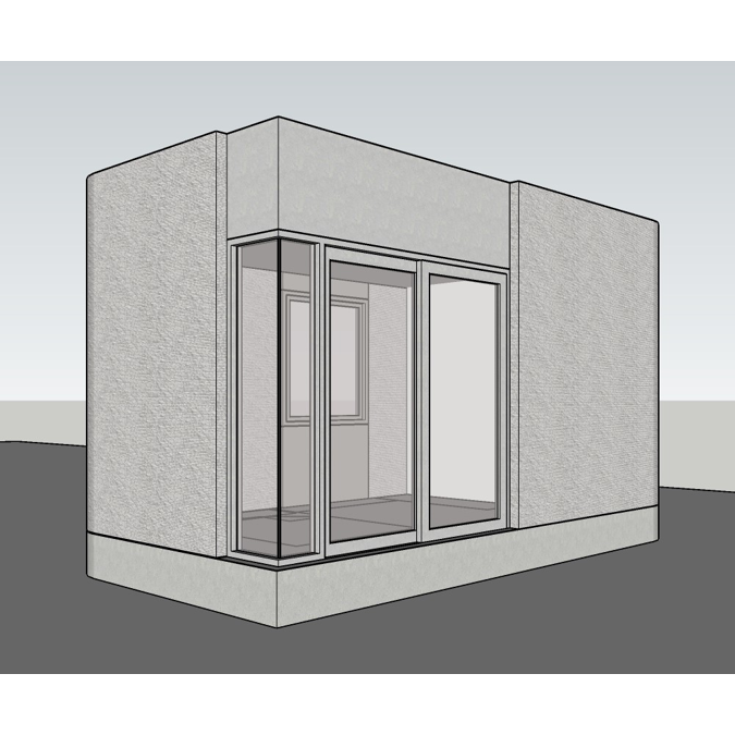 BIM objects - Free download! CPAC 3DP Modular House Size-L | BIMobject