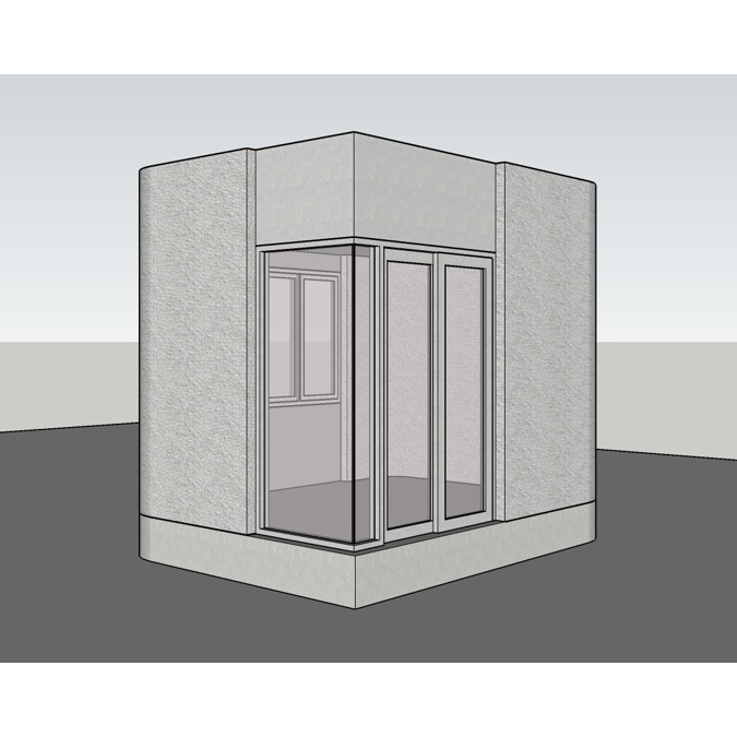 BIM objects - Free download! CPAC 3DP Modular House Size-S | BIMobject
