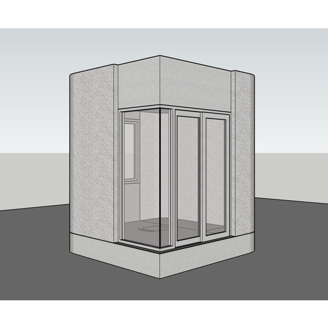 BIM objects - Free download! CPAC 3DP Modular House Size-XS | BIMobject