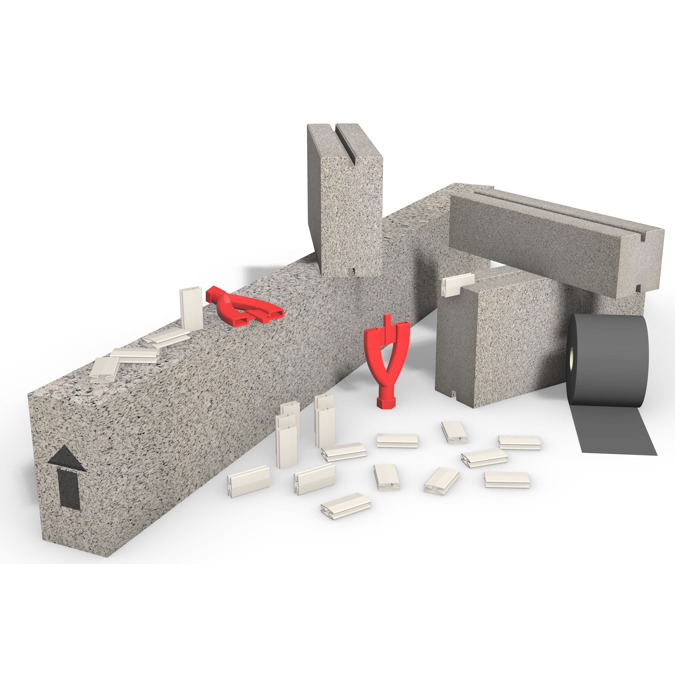 BIM objects - Free download! Inner wall block | BIMobject