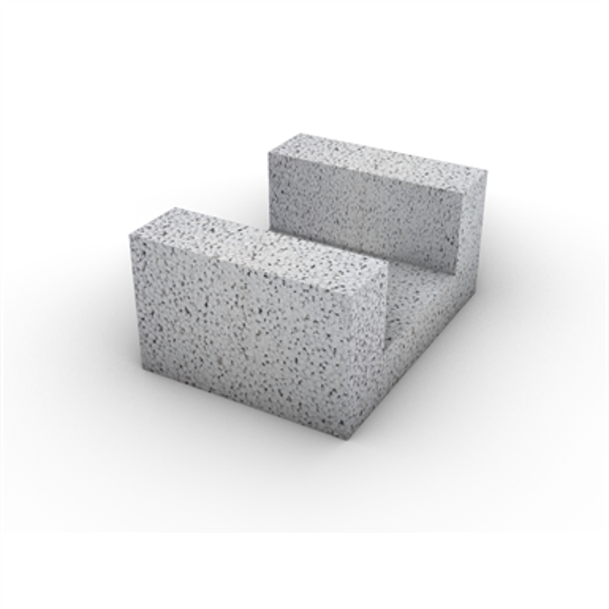 BIM objects - Free download! Foundation block | BIMobject