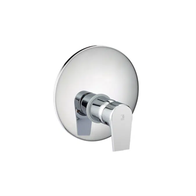 BIM objects - Free download! AROHA Shower mechanism + Recessed mixer ...