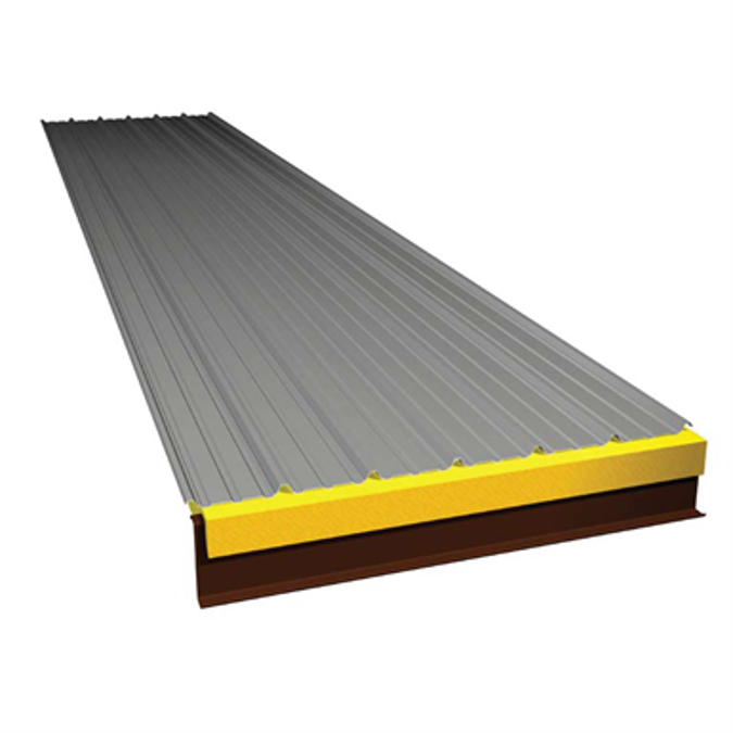 BIM objects - Free download! Panel Rib Roof | BIMobject