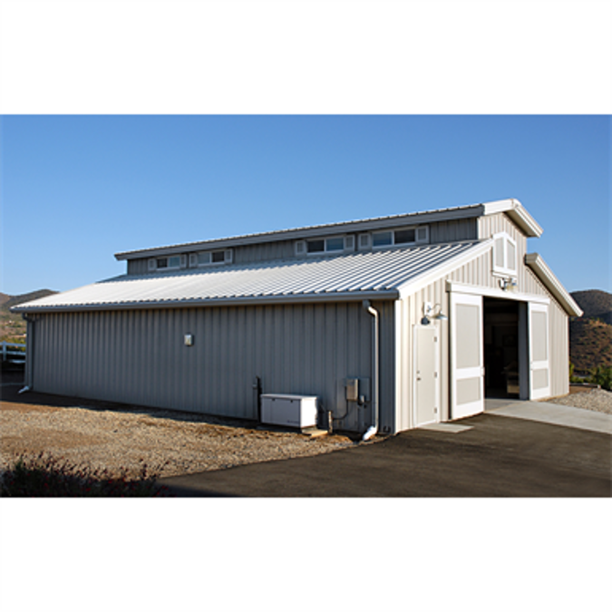 BIM objects - Free download! Panel Rib Roof, 36" Panel Widths, 41 ...