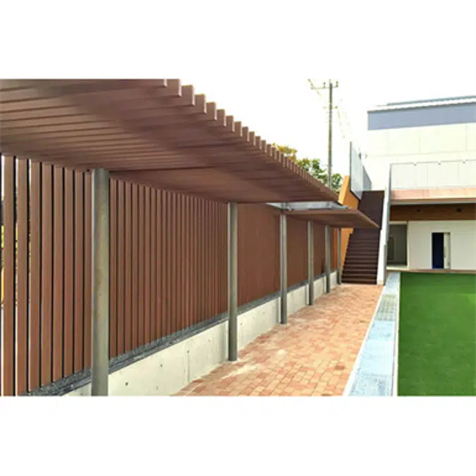 Objetos BIM - ¡Descarga gratis! Vertical Louver 25mm x 75mm - WOODSPEC ...