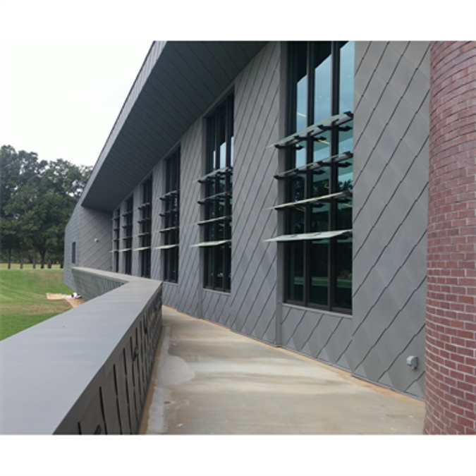 BIM objects - Free download! Flat lock cladding | BIMobject