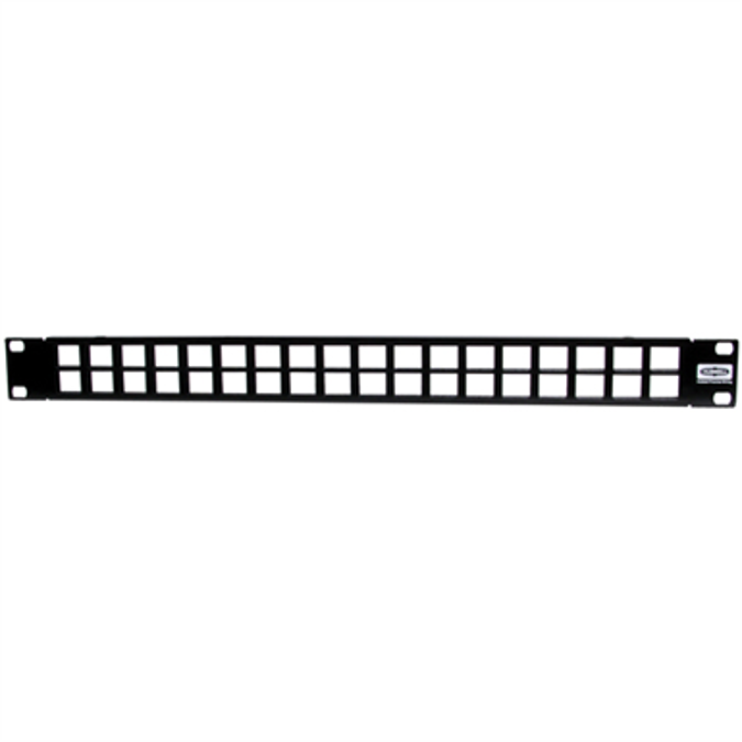 BIM 객체 - 무료로 다운로드하세요! UDX Multimedia Jack Panel, Unloaded, Rack Mount ...