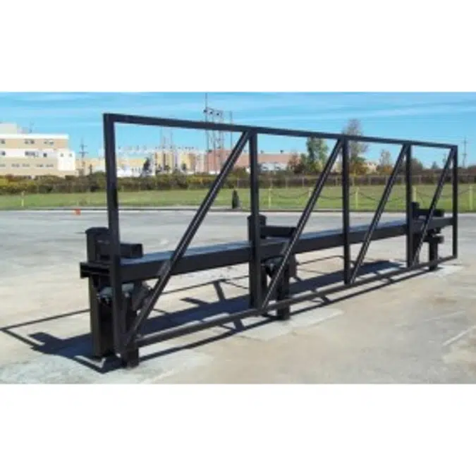 BIM objects - Free download! TCG-12 Cantilever Slide Gate and Operator ...