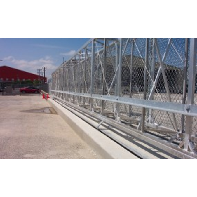 BIM objects - Free download! TYM-HYD-BFR Box Frame Roller Gate and ...