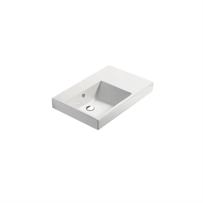 BIM objects - Free download! Zero Domino 75 SX Basin | BIMobject